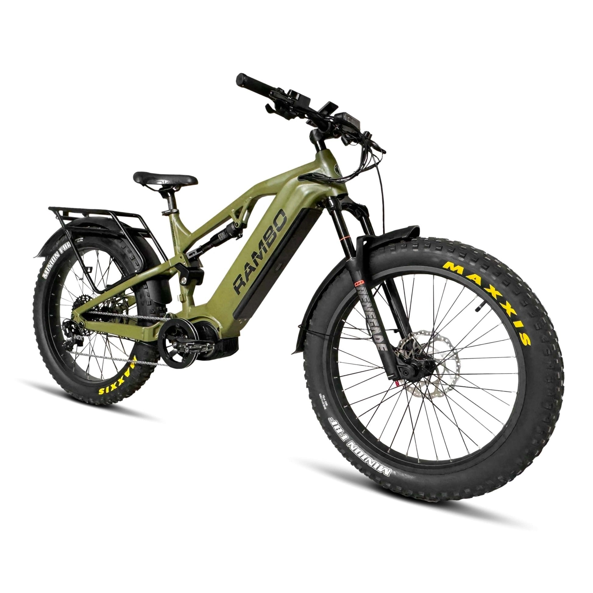 2025 Rambo DOMINATOR HD 1000W Mid Drive Fat Tire Electric Bike - Next ...