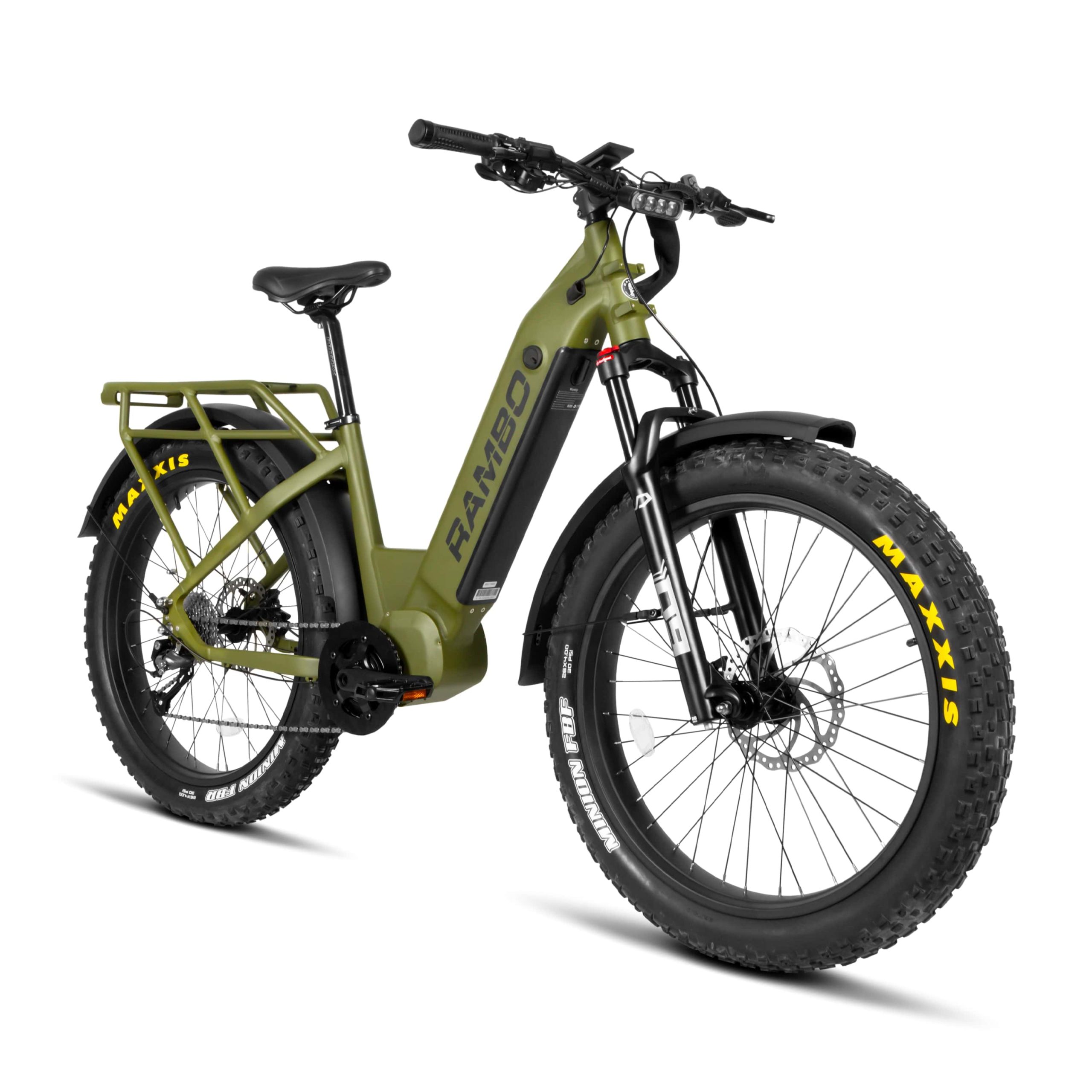 2025 Rambo REBEL 2.0 1000W BBSHD Mid Drive Fat Tire Electric Bike ...